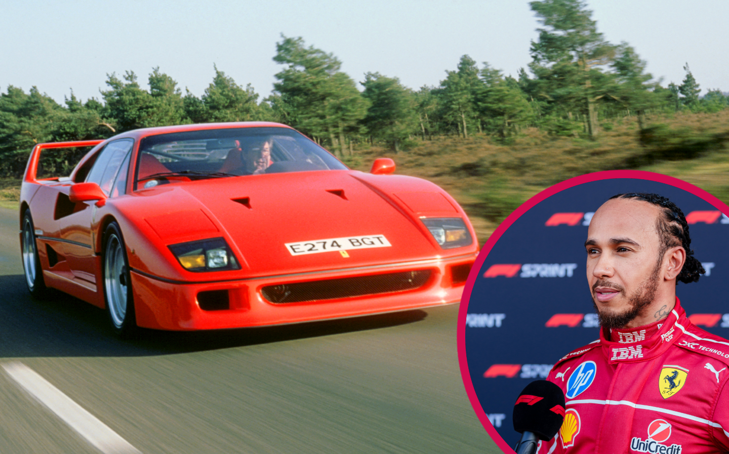 Lewis Hamilton Wants to Make a New Ferrari F40: What Could It Look Like?
